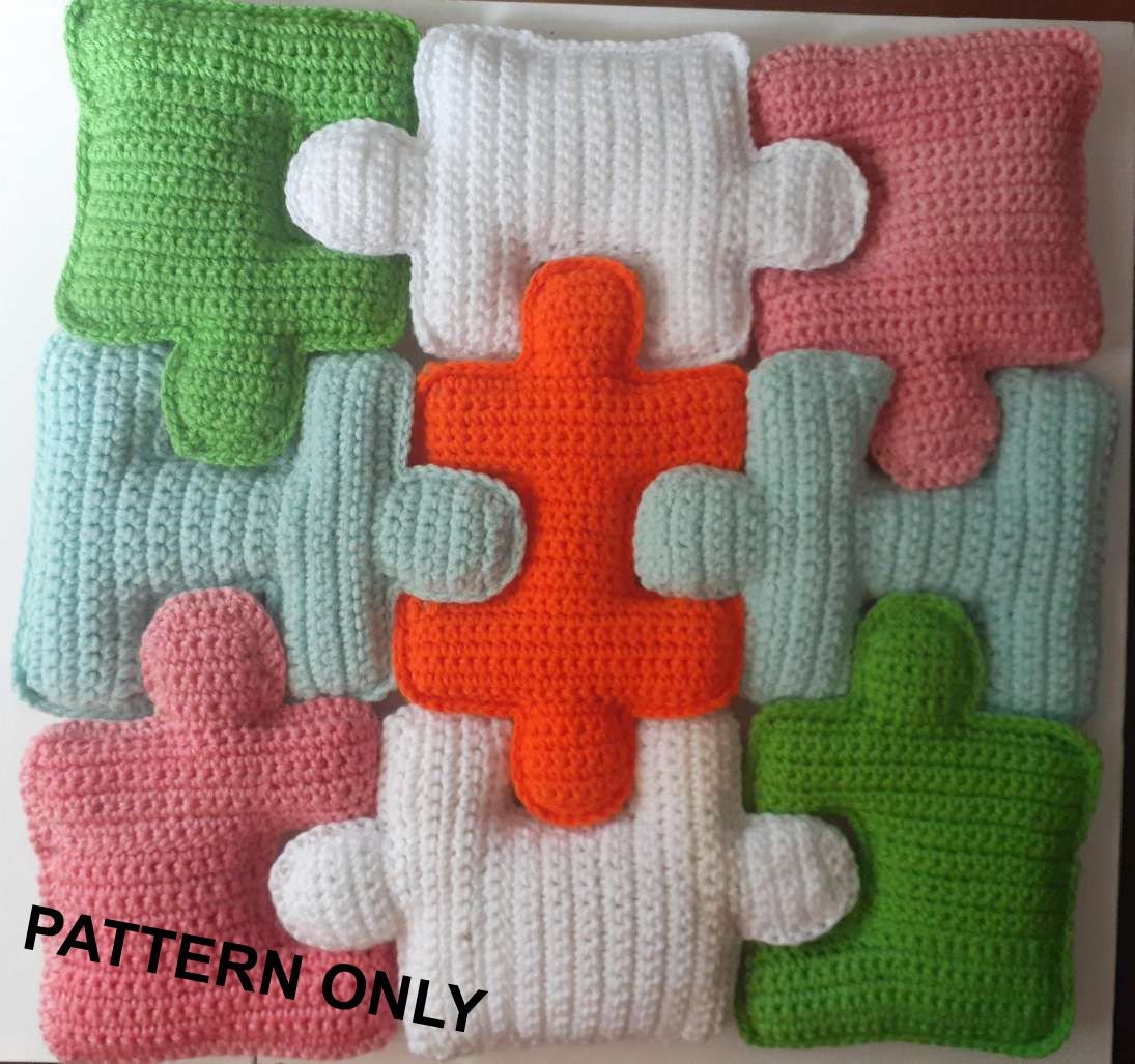 Puzzle Pieces Crochet Pattern - Etsy