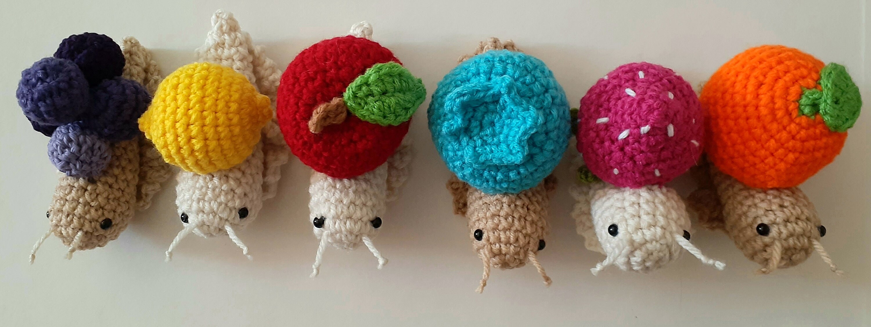 Fruit Snails Crochet Pattern - Etsy
