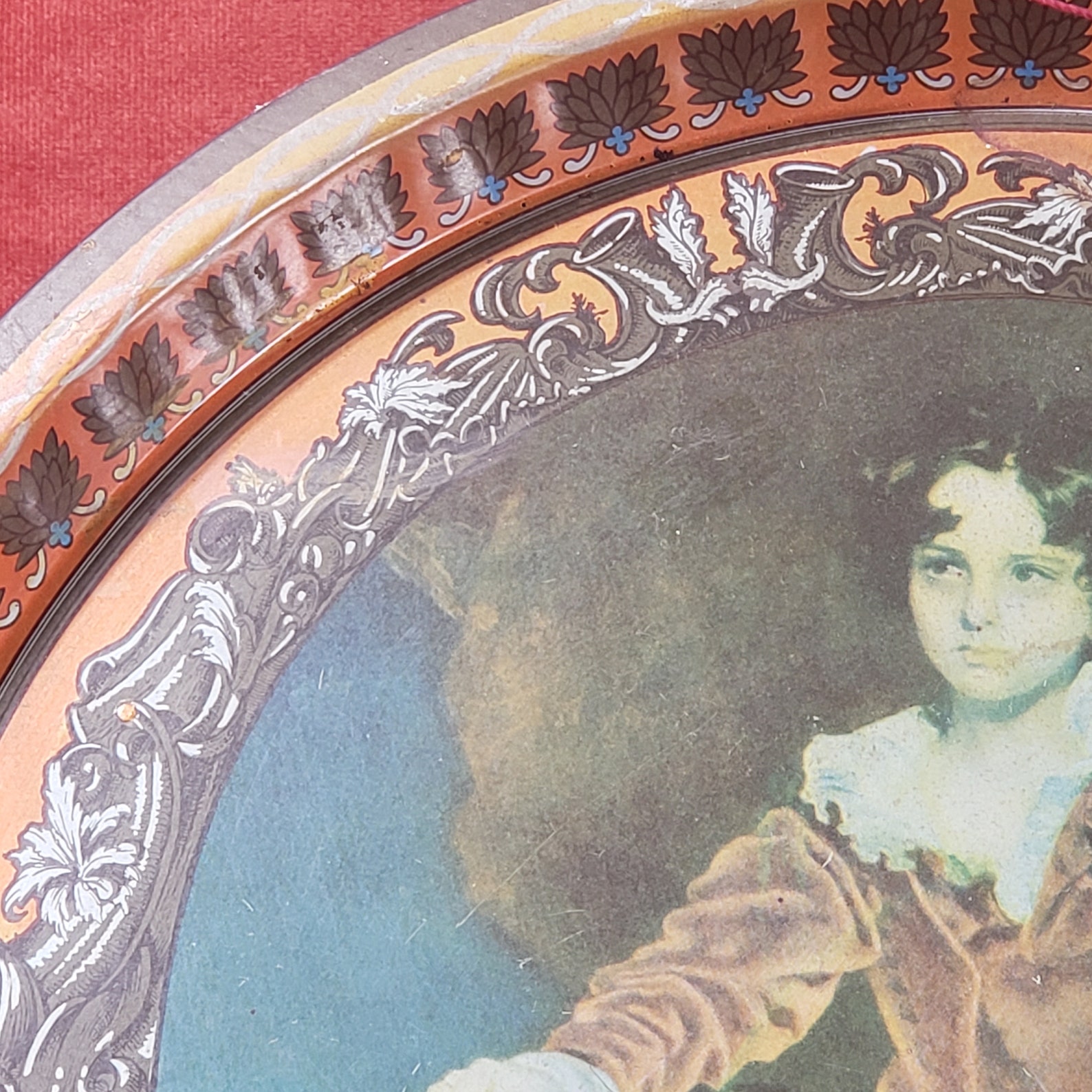 Vintage "the Red Boy" Tin Tray--made in England - Etsy