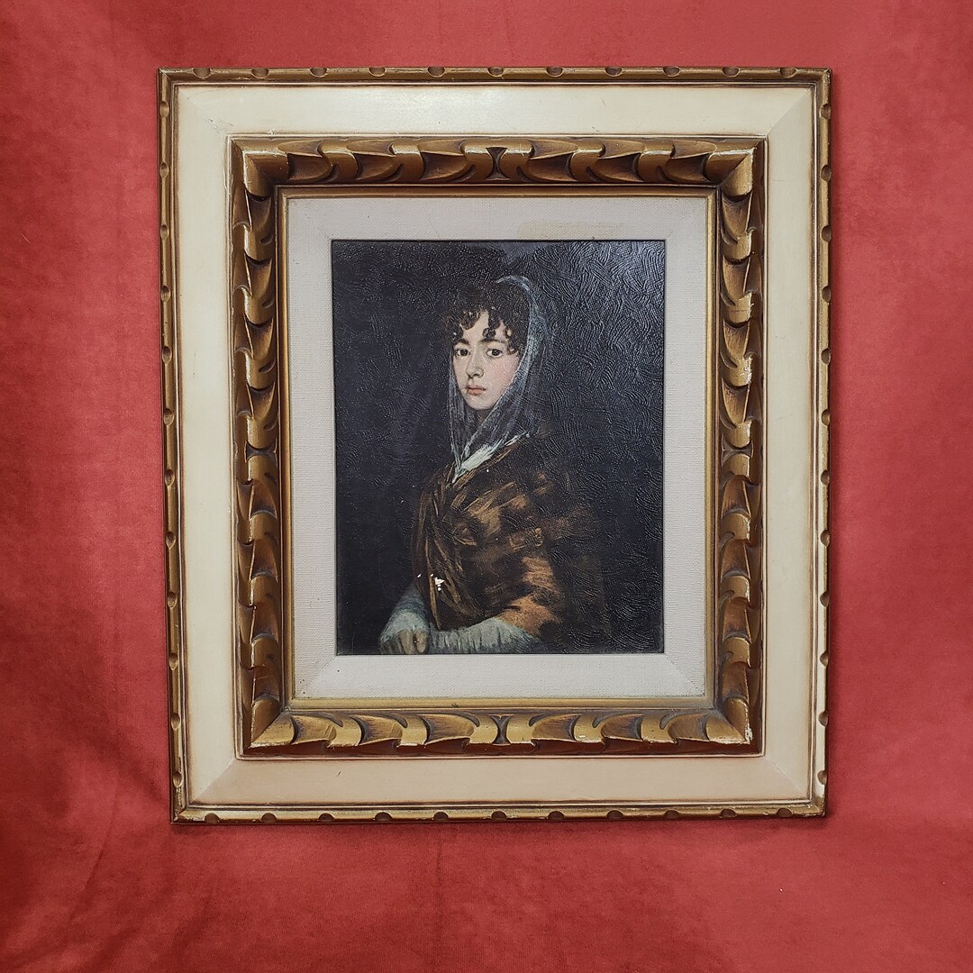 Vintage Senora Sabasa Garcia Frame Art by Francisco Goya Turner Wall ...