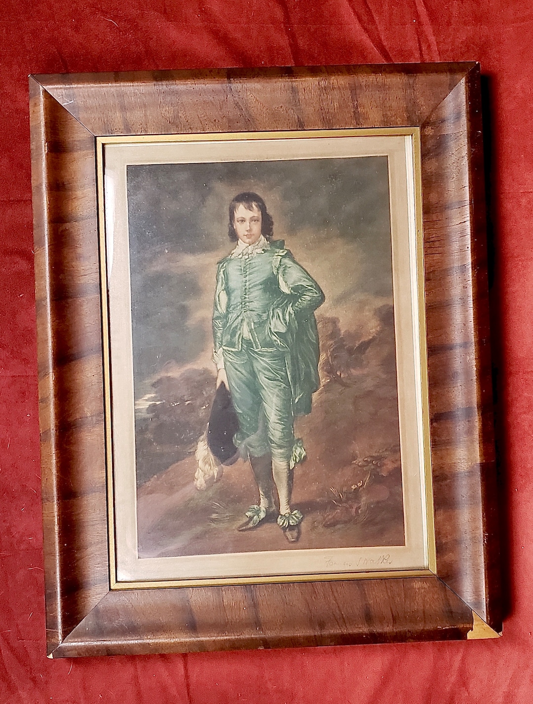 Francis S. Walker After Gainsborough - 1910 Mezzotint, Blue Boy - Etsy