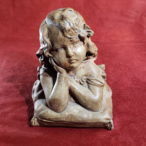 Chalkware Bust - Etsy