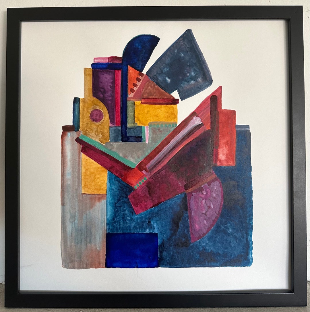 Wall Art watercolor Paintings Extrovert 2 Lighter - Etsy