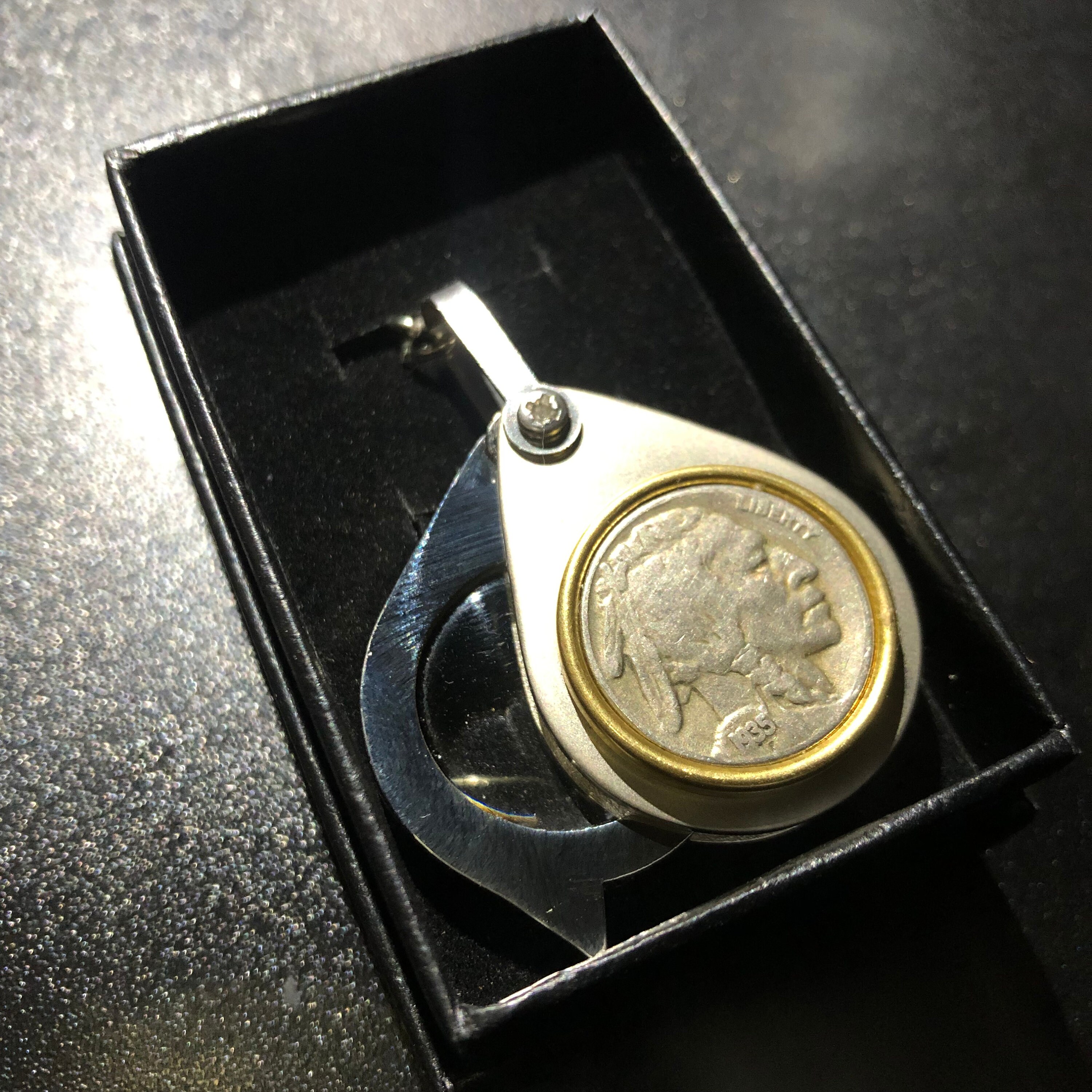 Coin Collecting Jewelry Loupe Loop Keychain 10x Magnification ...