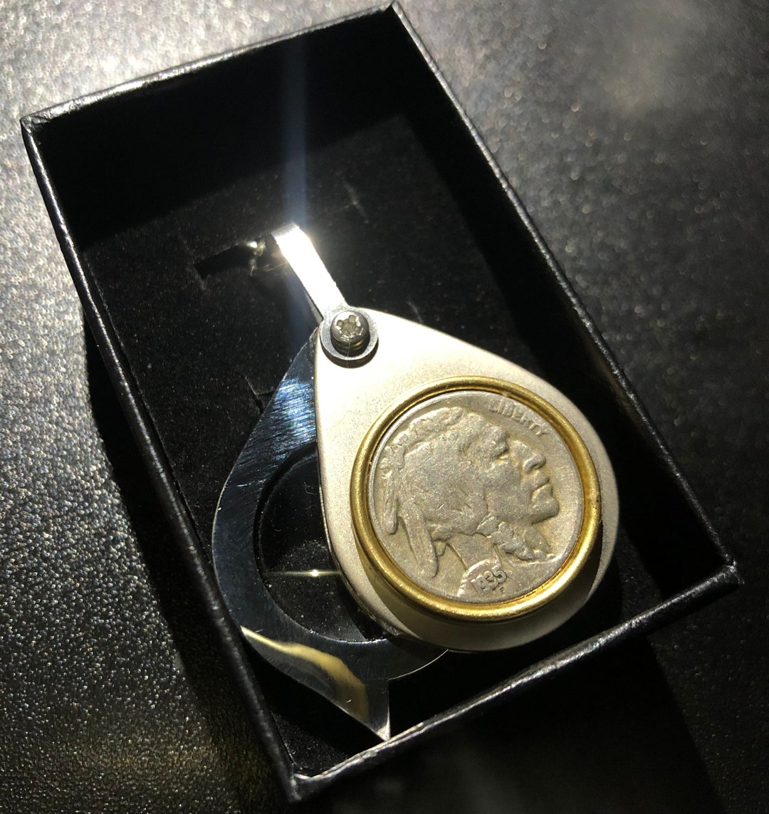 Coin Collecting Jewelry Loupe Loop Keychain 10x Magnification ...