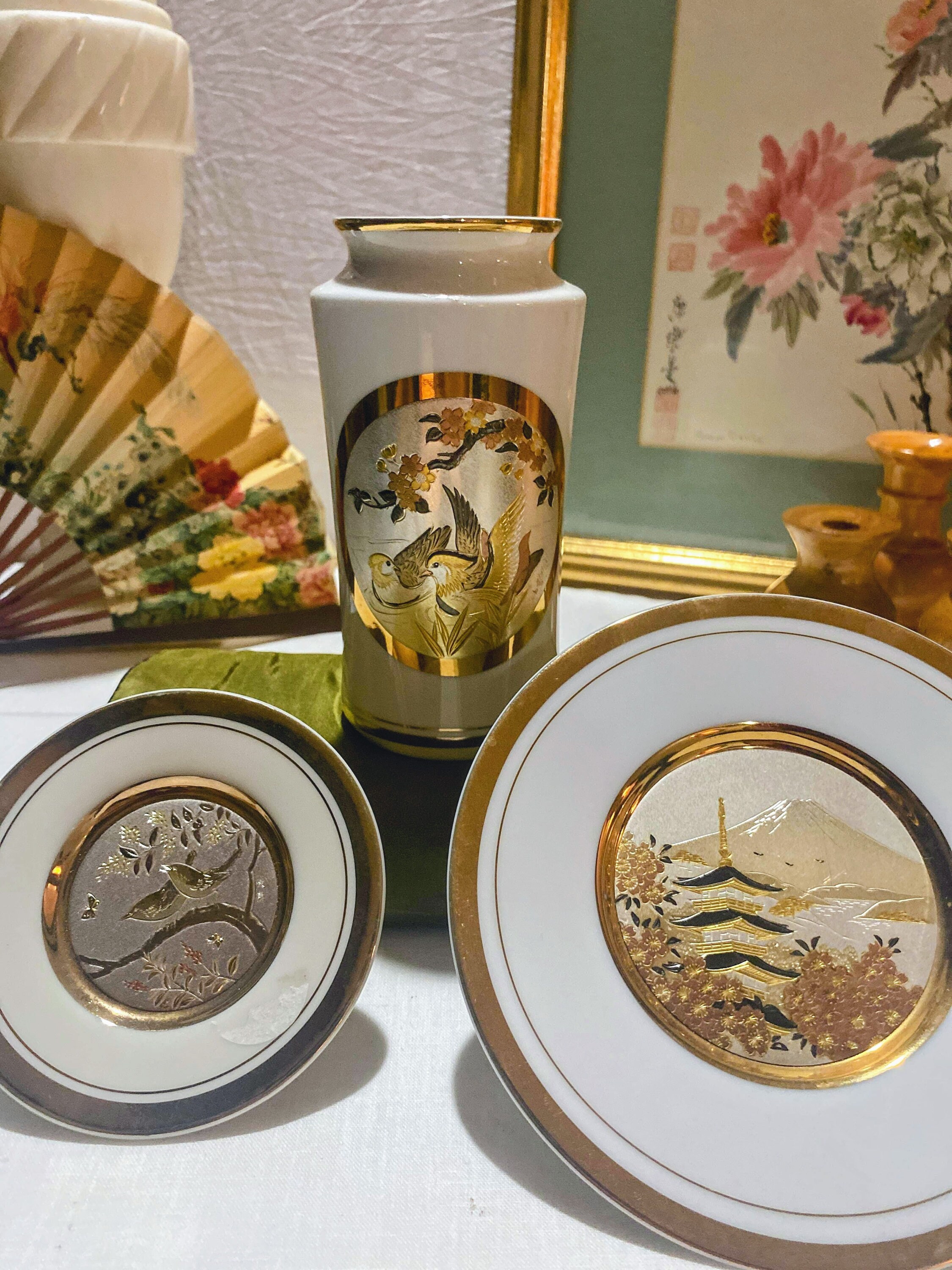 Chokin Art Collectors Set With 24k Gold Accents - Etsy