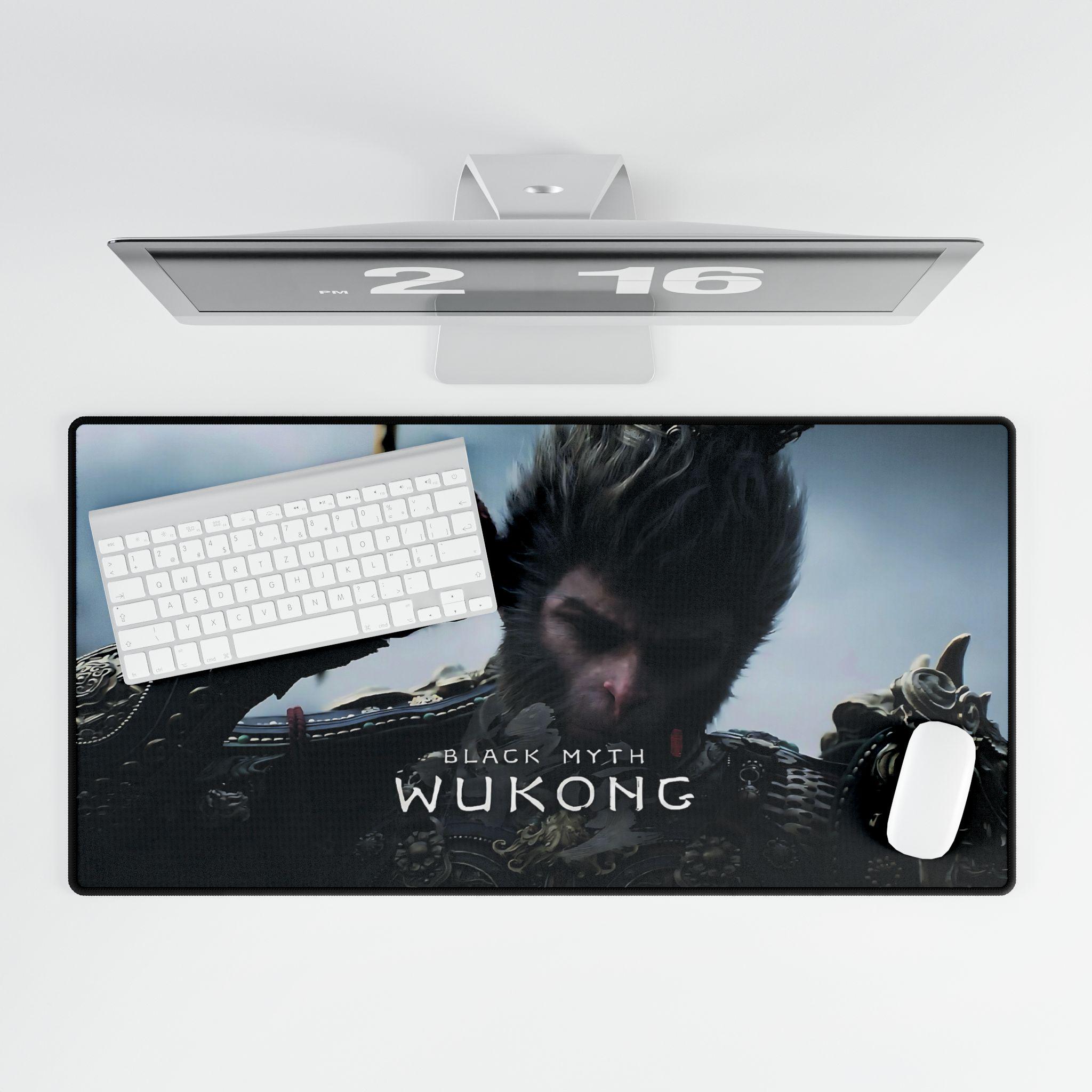 Wukong the Black Myth Desk Decor, Japanese Gaming Desk Mat, Wukong ...