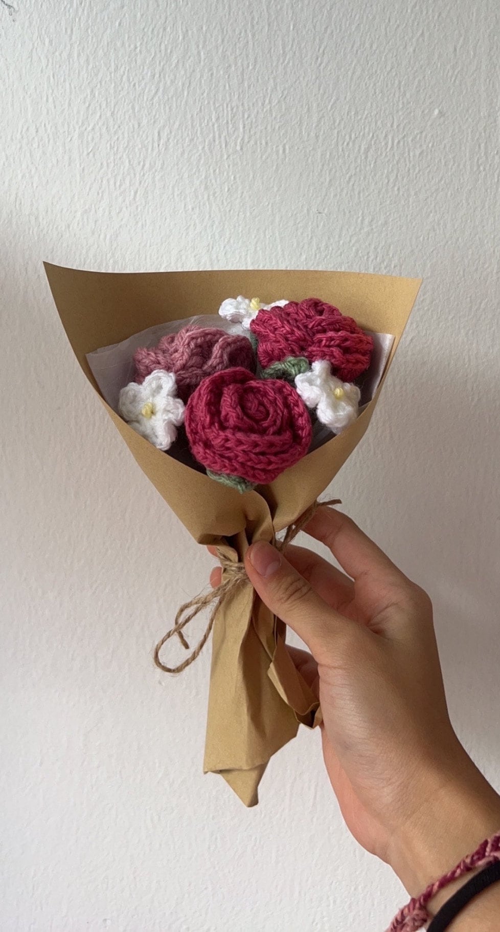 Crochet Mini Rose Bouquet PDF Pattern - Etsy