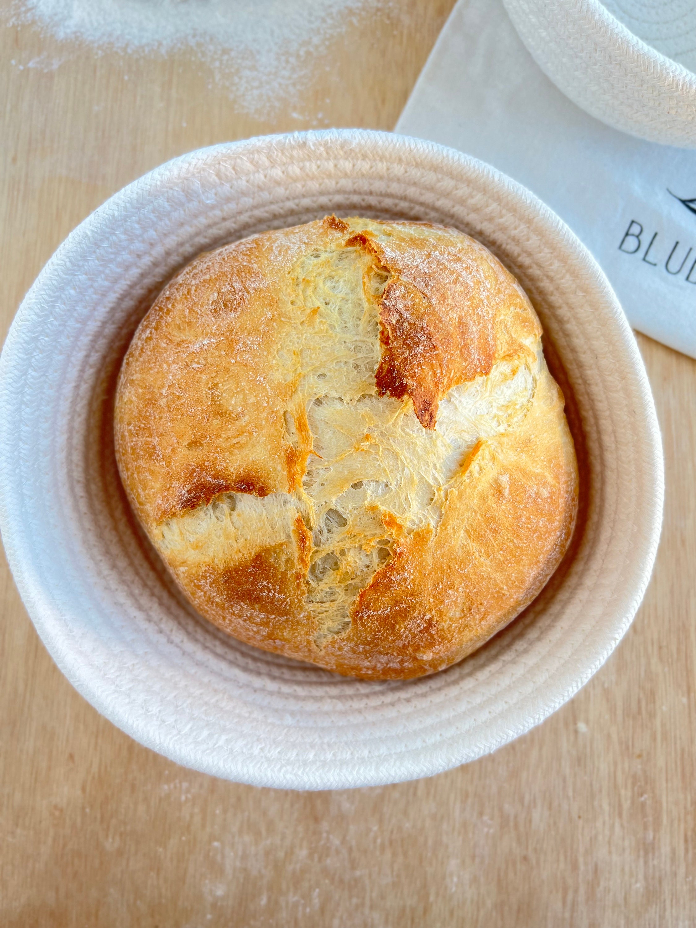 9" Cotton Sourdough Banneton Proofing Basket for Sourdough Starters ...