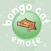 Orange Tabby Cat Themed Bongo Cat Emote for Twitch Streaming - Etsy ...