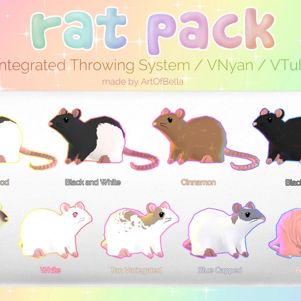 Rat Vtuber Model - Etsy