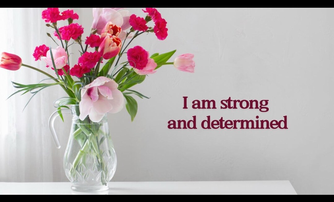 Positive Affirmations Flower Wallpaper Desktop 7-day Theme Pack, Mental ...