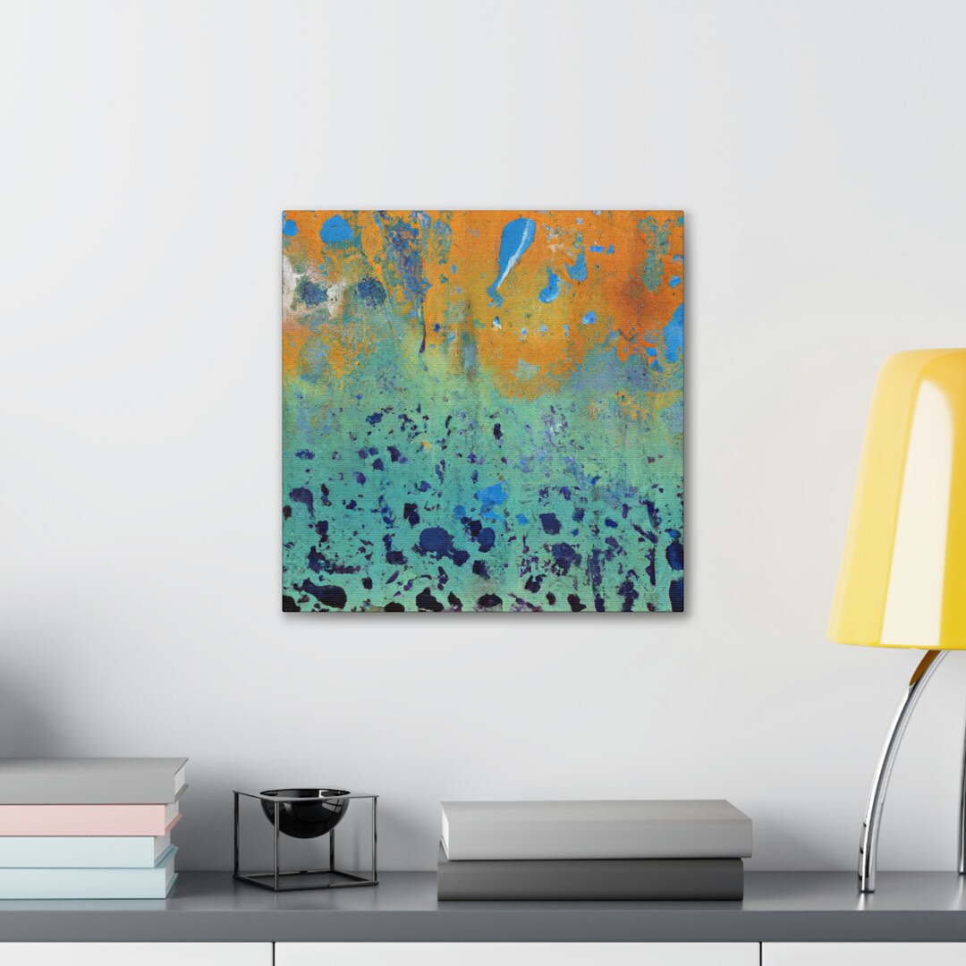 Canvas Wall Art, Abstract Art, Collision #04 - Etsy