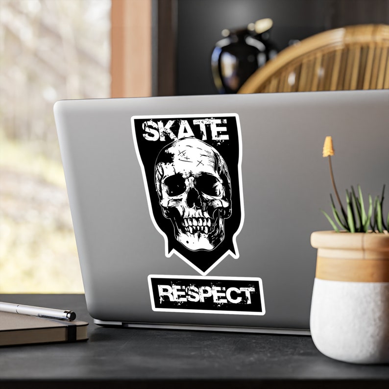Skate and Respect Kiss-cut Vinyl Decals - Etsy