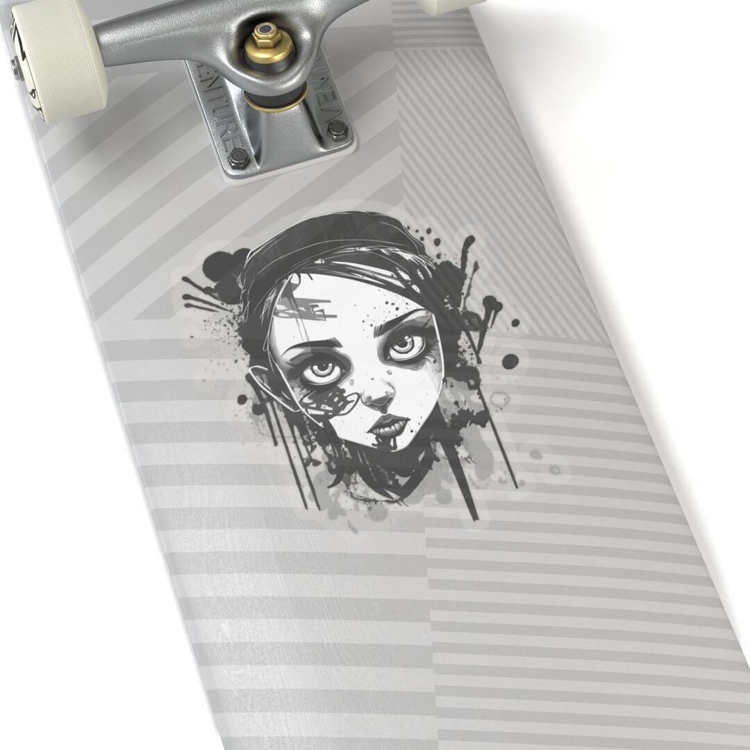 Big Eyes Graffiti Goth Style Kiss-cut Stickers - Urban Art Design ...