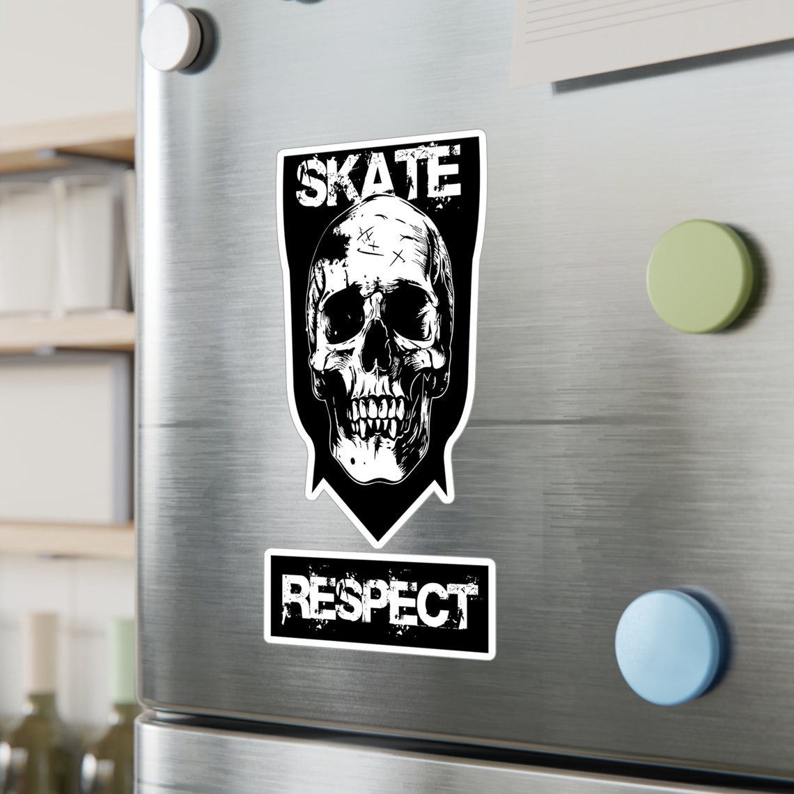 Skate and Respect Kiss-cut Vinyl Decals - Etsy