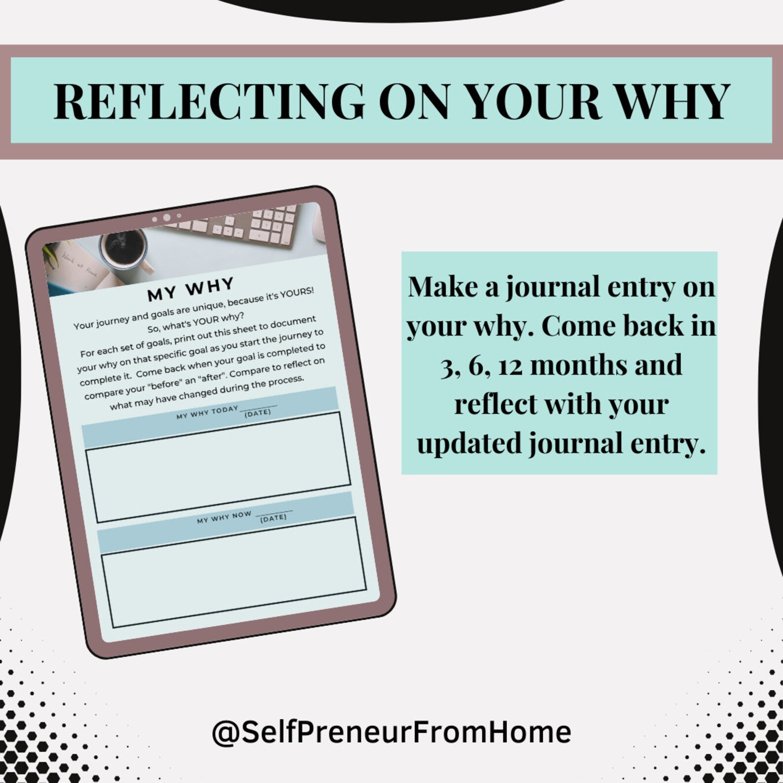 Mental Block Prompts Printable Journal Planner | Mental Health, Goal ...