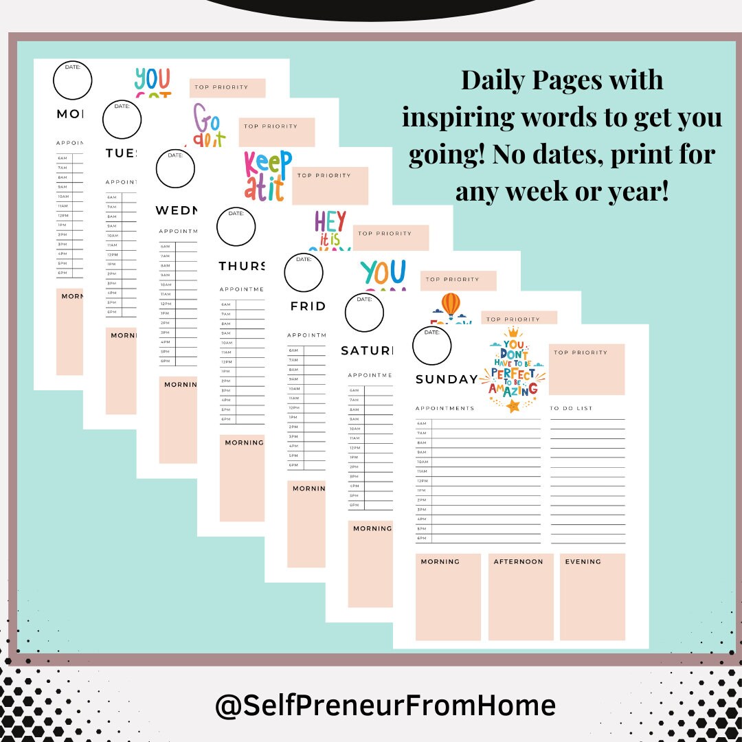 Mental Block Prompts Printable Journal Planner Mental Health, Goal ...