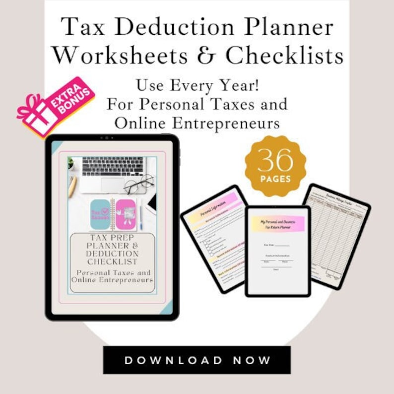 Tax Deductions Personal Taxes & Self Employed, Online Entrepreneurs ...