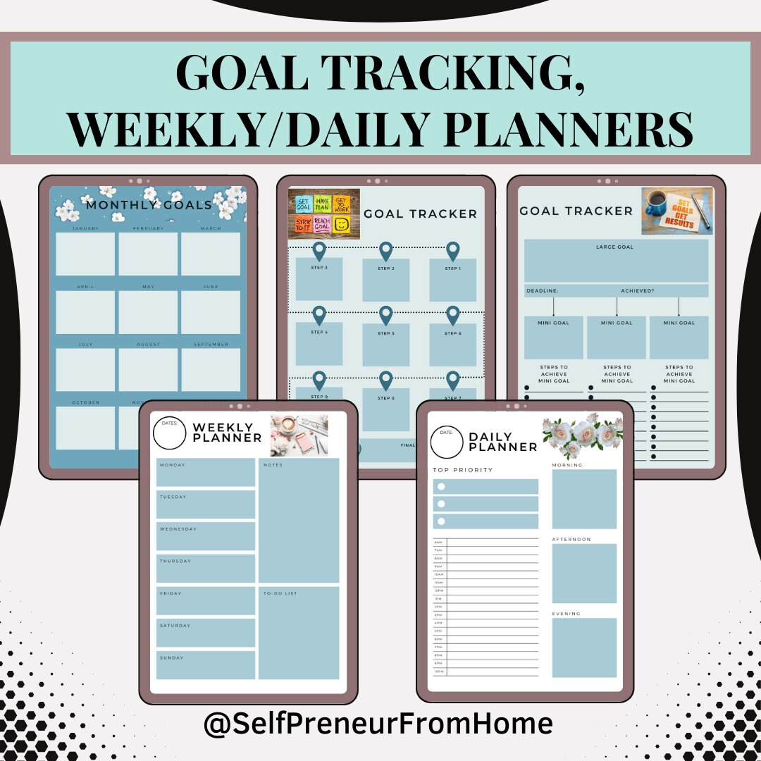 Mental Block Prompts Printable Journal Planner | Mental Health, Goal ...