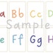 Printable Rainbow Alphabet Flashcards, Classroom Decor, Toddlers ...