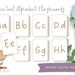 Printable Neutral Alphabet Flashcards, Classroom Decor, Toddlers ...