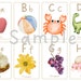 Printable Watercolour Alphabet Flashcards, Classroom Decor, Toddlers ...