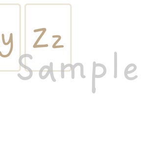 Printable Neutral Alphabet Flashcards, Classroom Decor, Toddlers ...