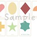 Printable Rainbow Shape Flashcards, Classroom Decor, Toddlers ...