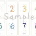 Printable Rainbow Number Flashcards, Classroom Decor, Toddlers ...