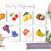 Printable Watercolour Fruits Flashcards, Classroom Decor, Toddlers ...