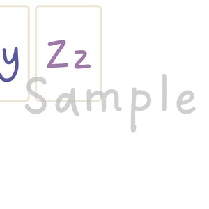 Printable Rainbow Alphabet Flashcards, Classroom Decor, Toddlers ...