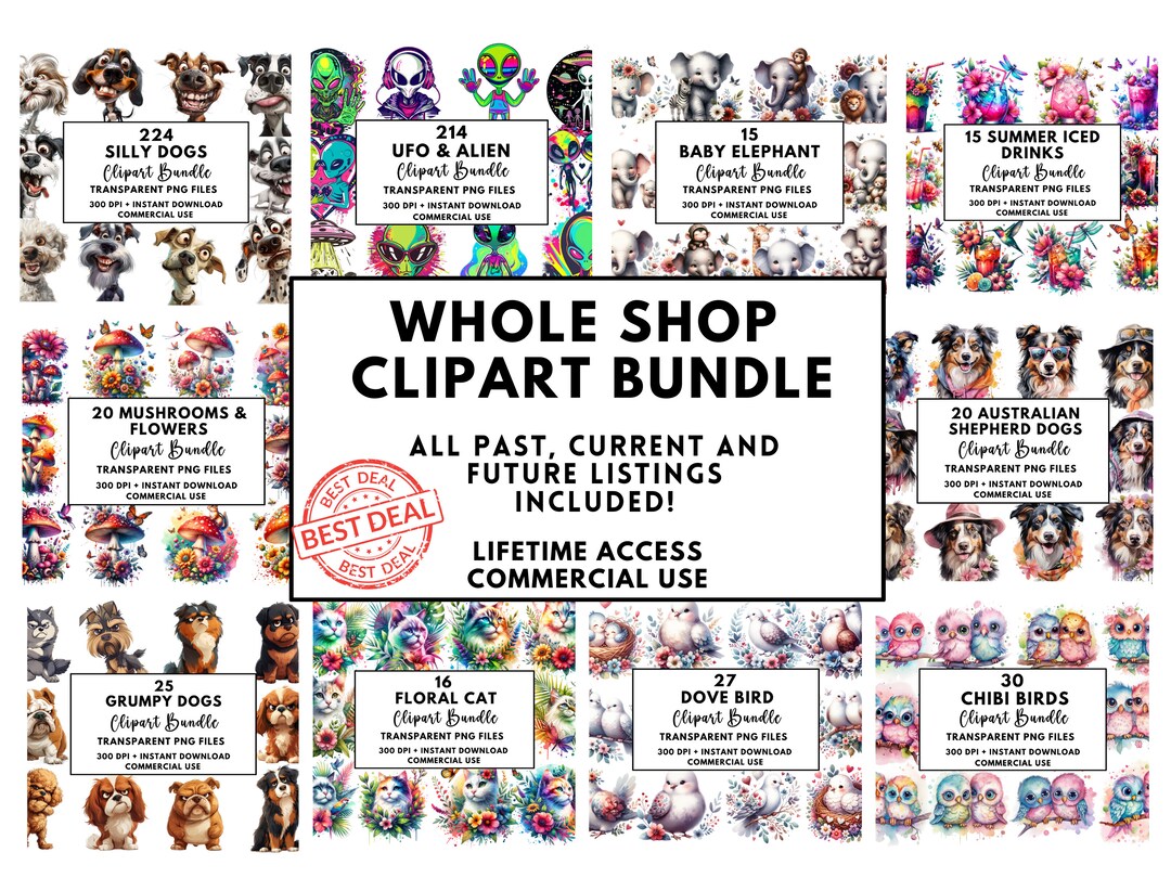 All My Store Mega Bundle, Entire Shop Bundle, WHOLE SHOP BUNDLE ...