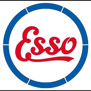 Esso Oil Logo Stencil - Vintage Design - Reusable - Etsy UK
