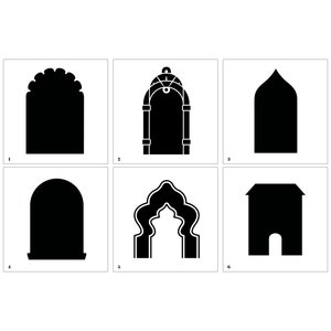 Arch Stencils Part 3 - Reusable - Etsy UK