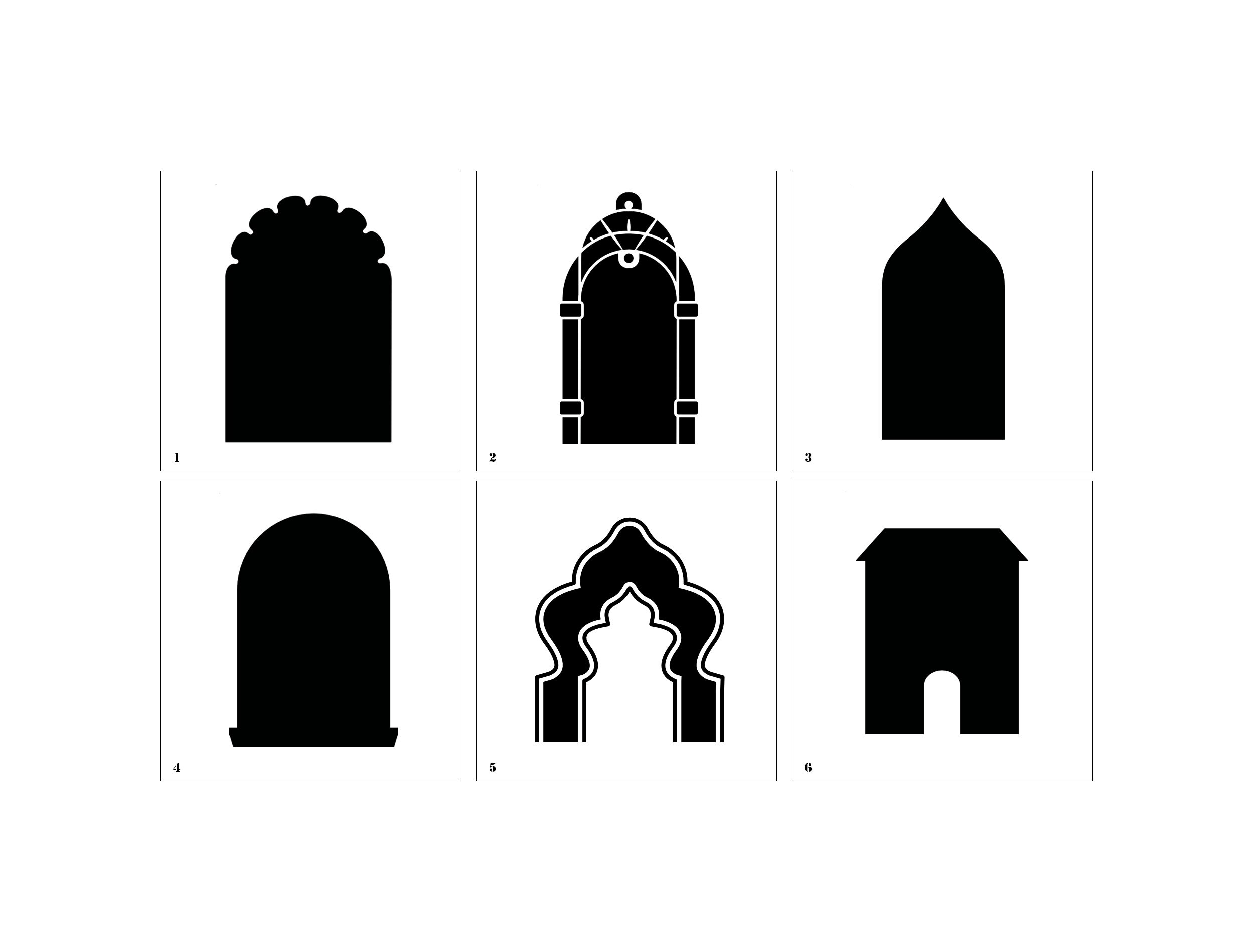 Arch Stencils Part 3 - Reusable - Etsy UK