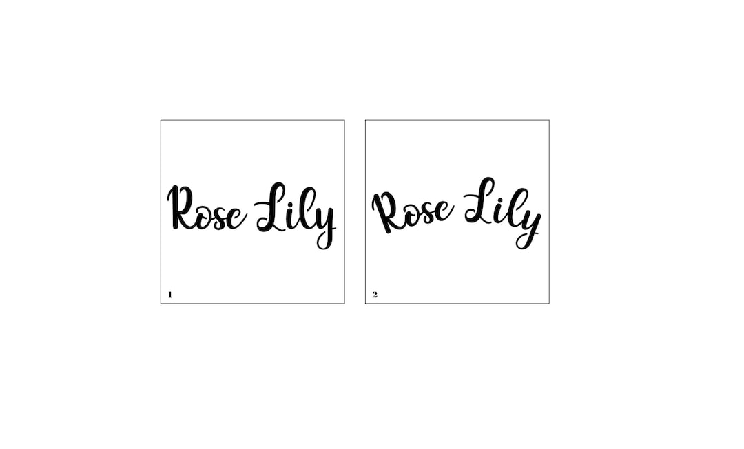 Personalised Name Stencils - Reusable - Etsy