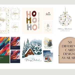 Digital Christmas Cards, Printable Christmas Card, Instant Download ...