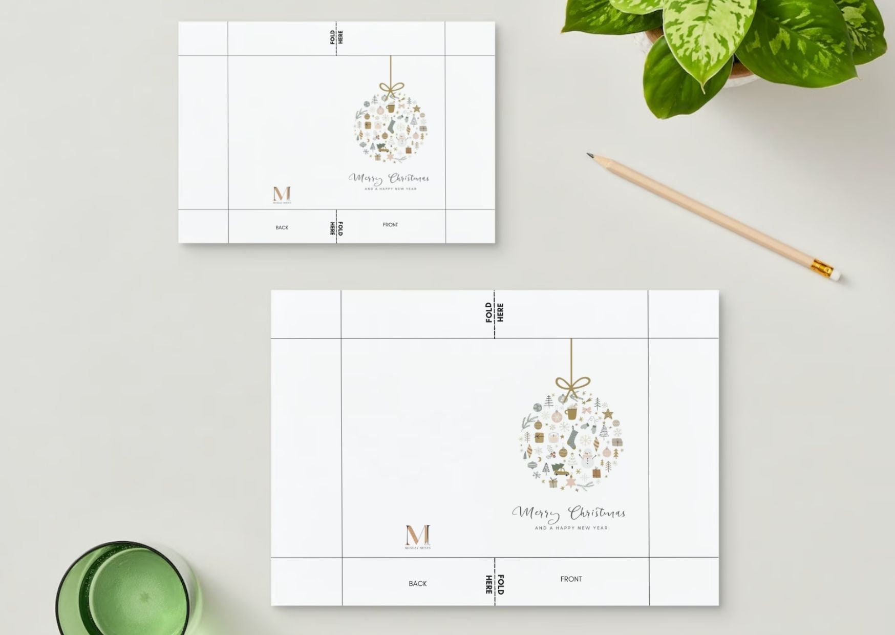 Digital Christmas Cards, Printable Christmas Card, Instant Download ...