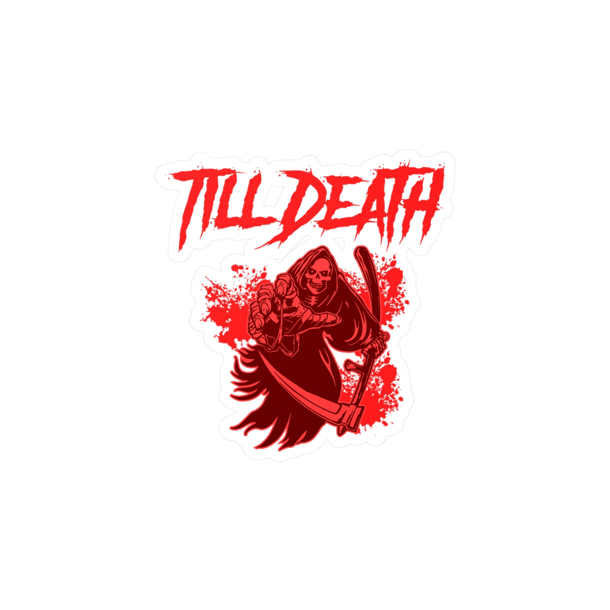 Till Death Kiss-cut Vinyl Decals - Etsy