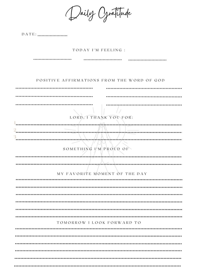 Printable Prayer Journal Faith Journal Planner Printable Prayer Journal ...