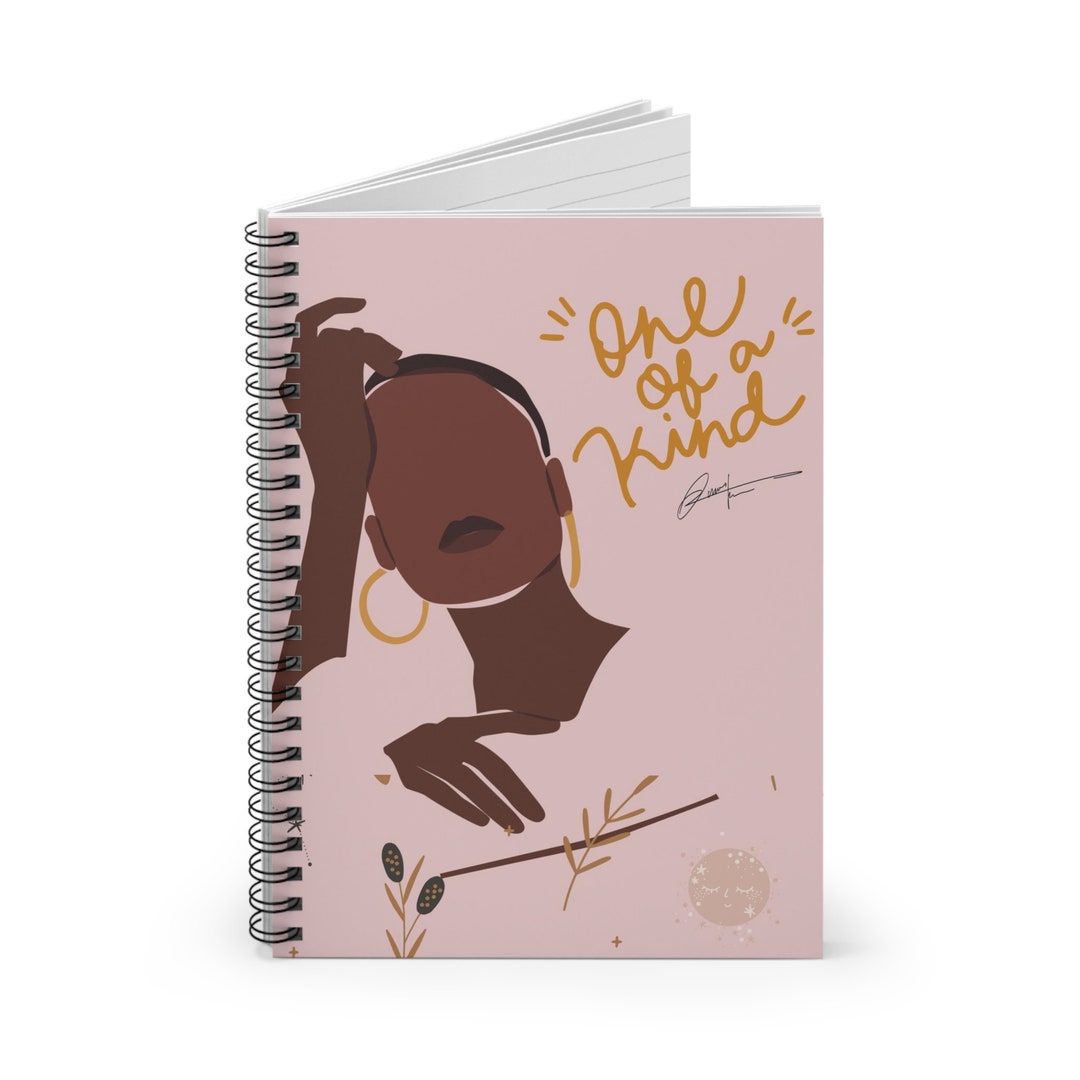 Black Woman Inspiring Spiral Notebook , Gift for Her, Inspirational ...