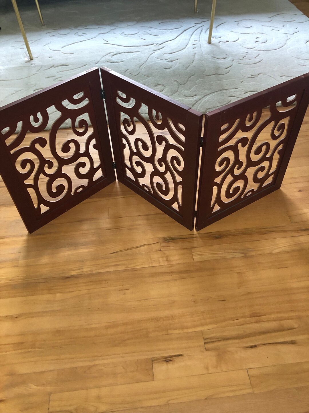 Screen 3 Panel Wood Screen - Etsy