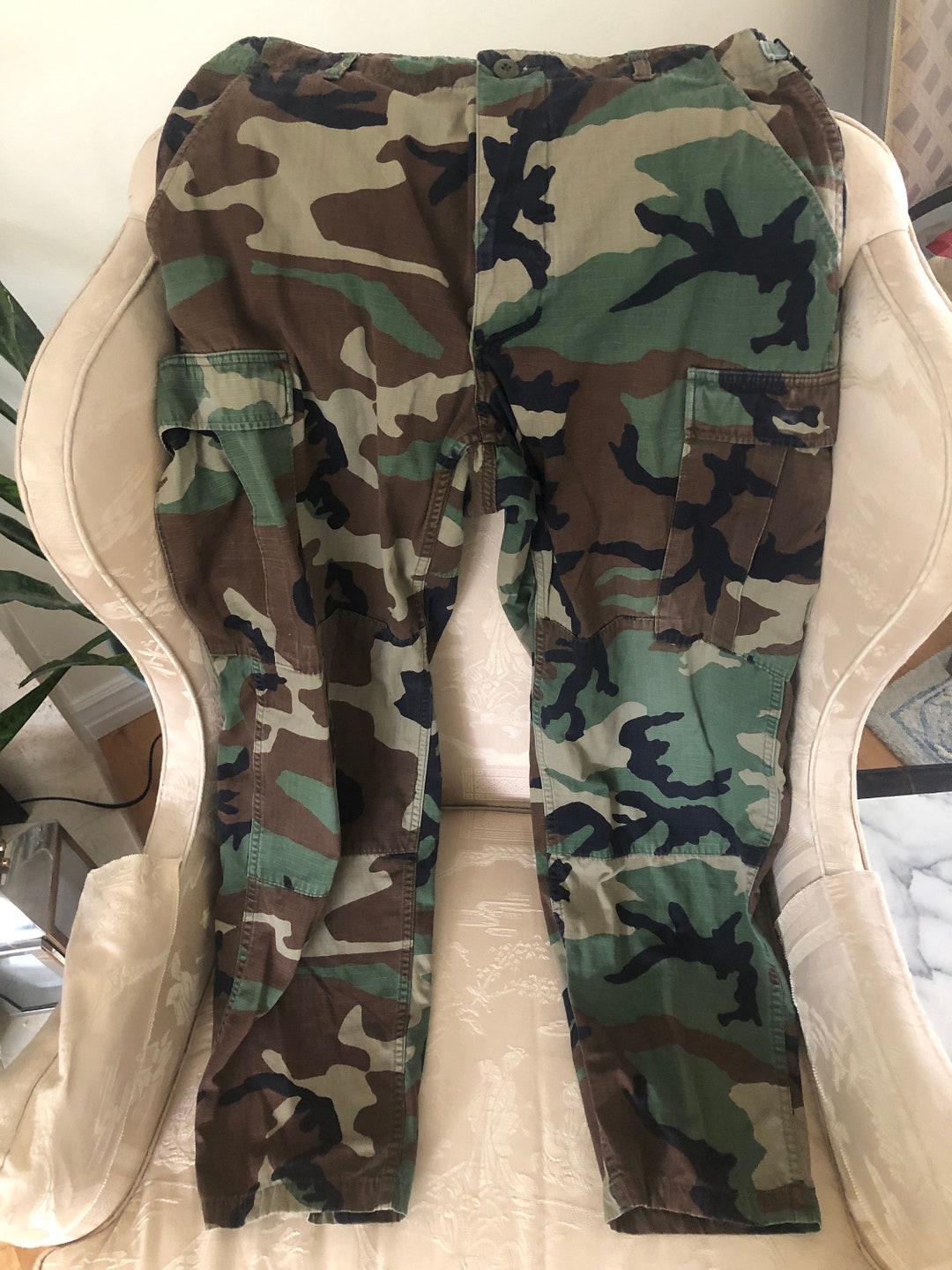 Camouflage U S Army Shirt and Pants. Lightly Worn - Etsy