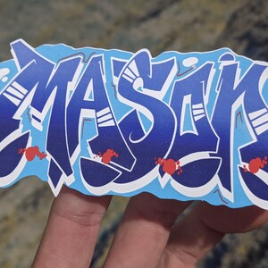 Custom Graffiti Stickers - Etsy