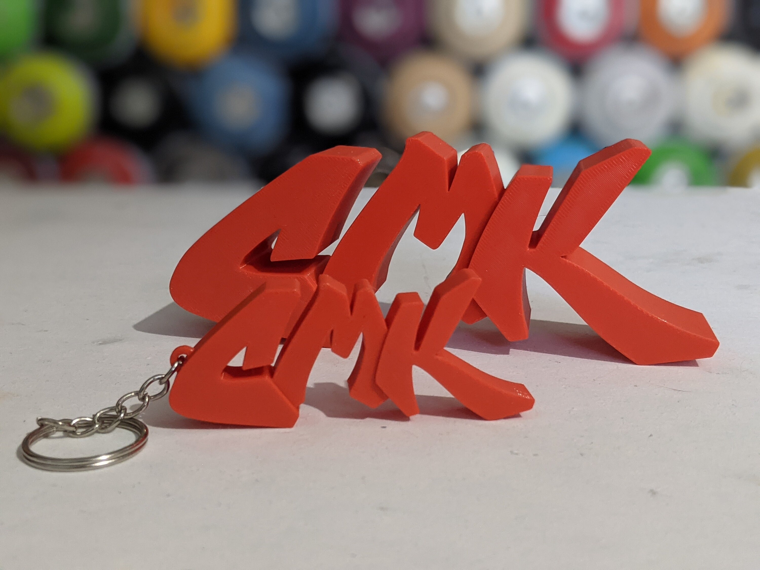 3D Printed Graffiti Style Names 3d Model, Custom Colour - Etsy