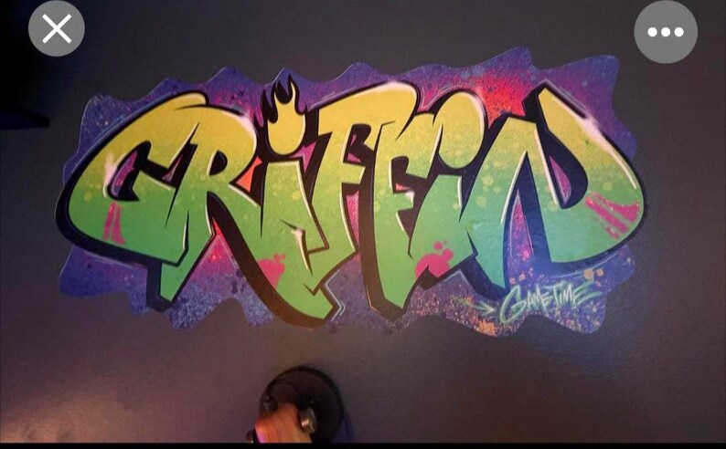 Custom Graffiti Name Vinyl Decal - Bedroom Wall Art - Etsy