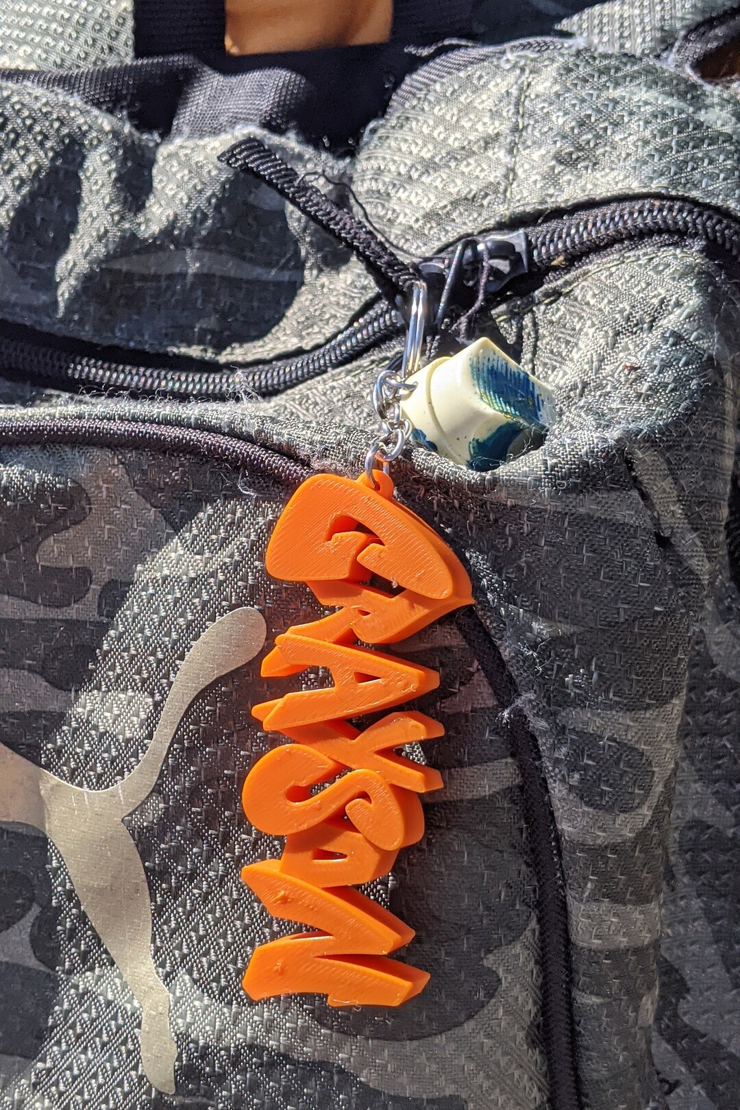 Graffiti Style 3D Printed Keychains Custom Name Keychains Personalized ...