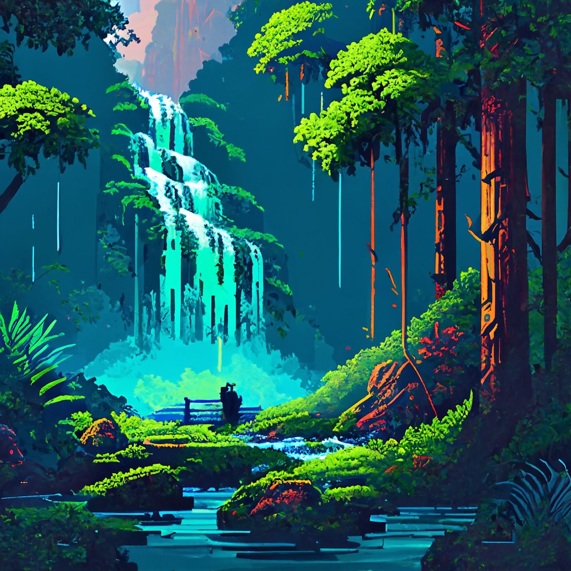 Nature Pixel Art Landscapes - Digital Download Set - Etsy