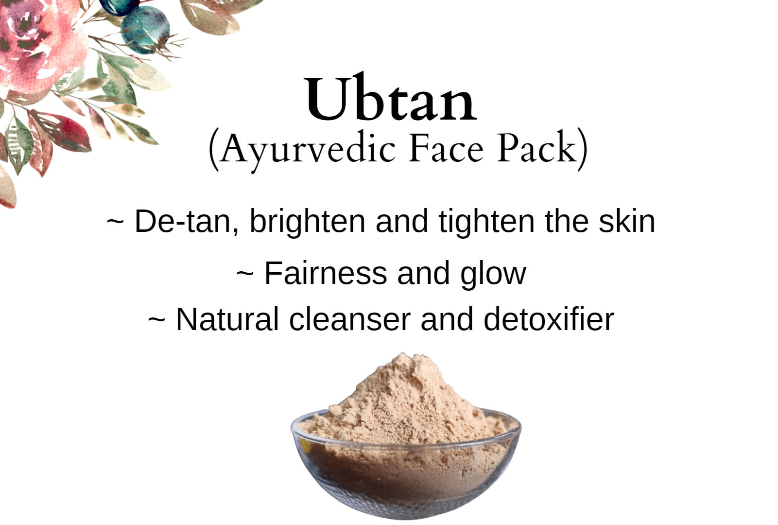 Ubtan Face Pack homemade NATURAL CLEANSING GRAINS Face & Body Pack 100% ...